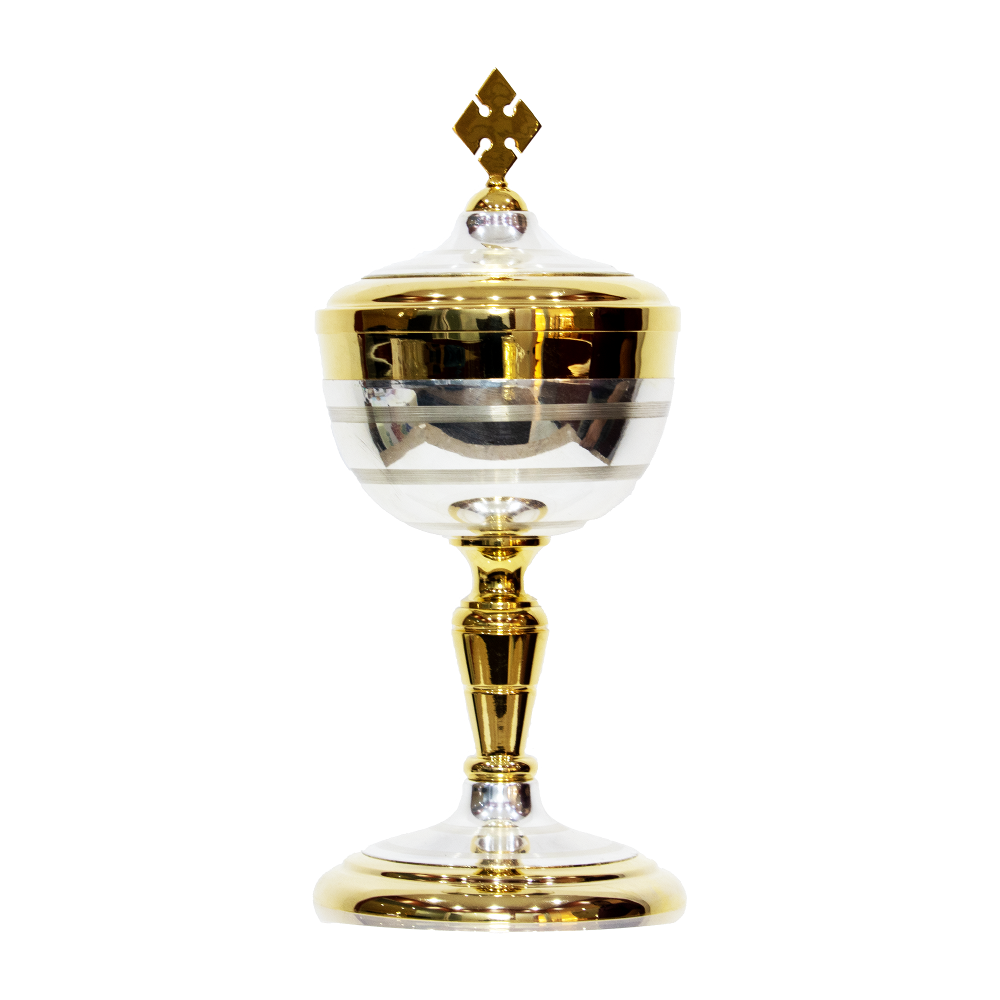 Silver Gold Finished Ciborium