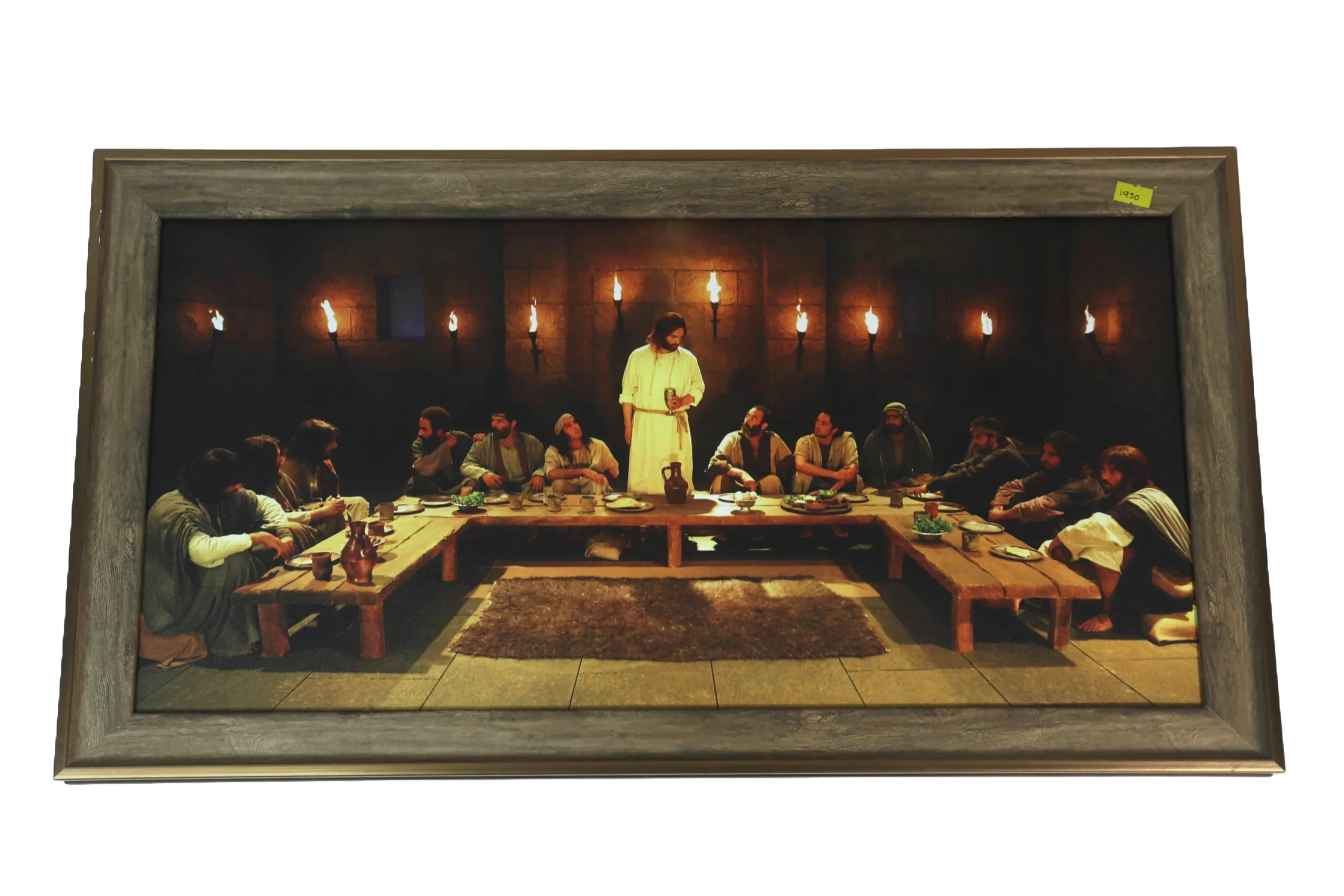 Last Supper 37x21 Wall Frame
