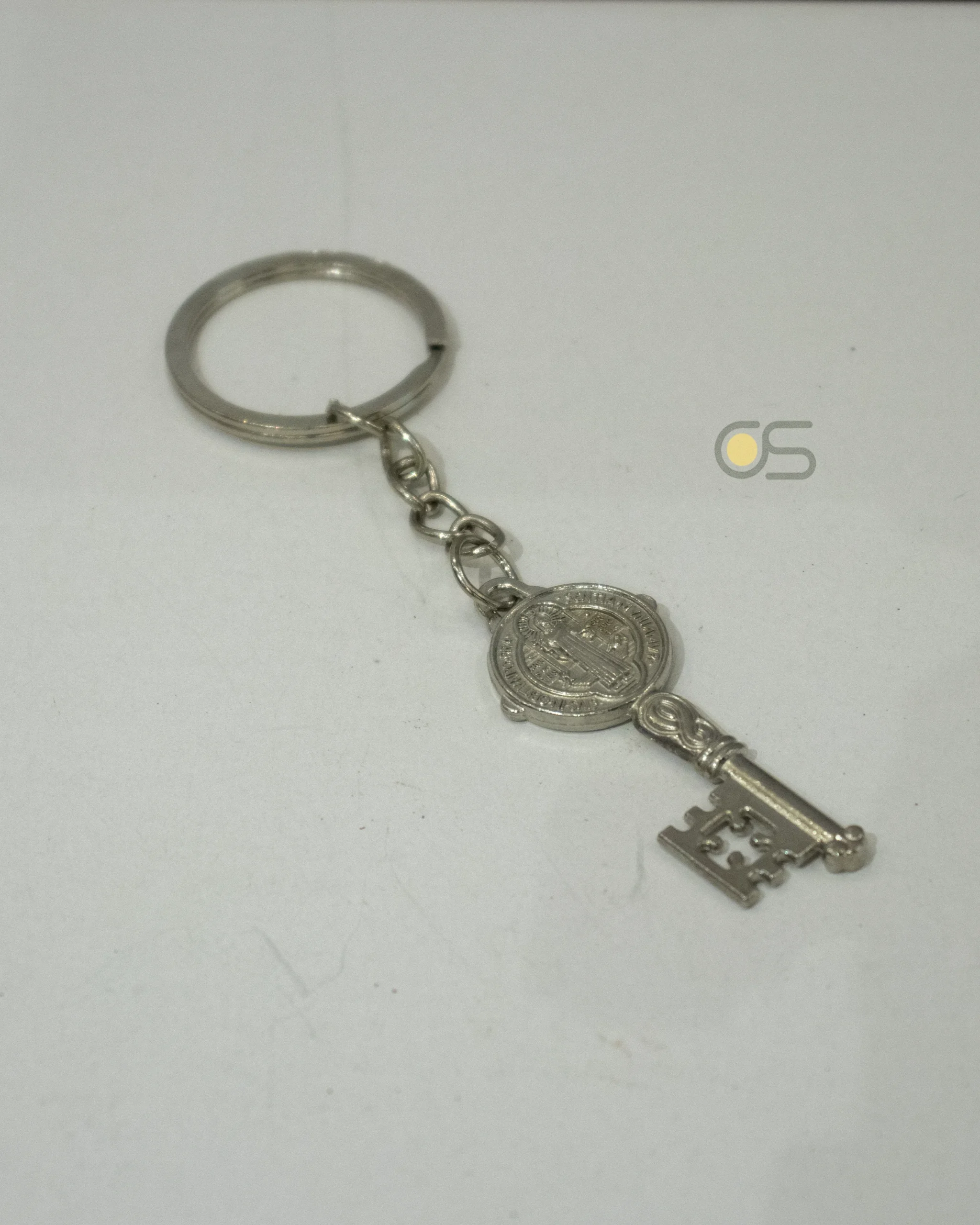 Buy Key Shape Saint Benedict Keychain