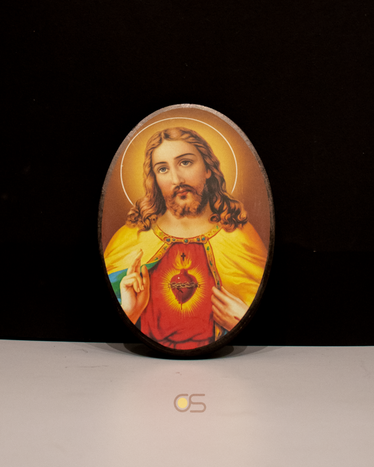 Sacred Heart Jesus Small Table Frame